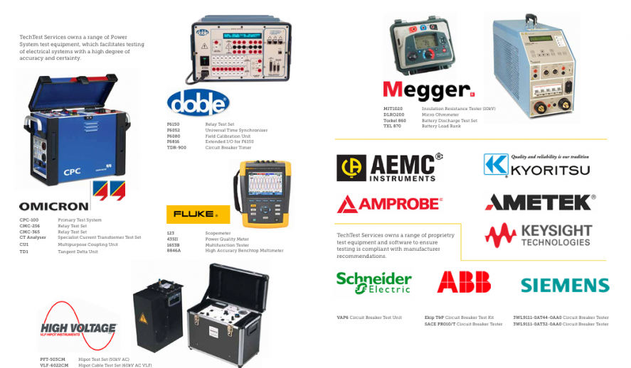 Equipment - Techtest Services